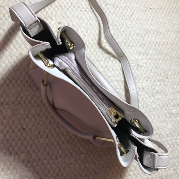 Noir Luxe | Bags | Noir Luxe Small Classic Handbag Bone | Poshmark